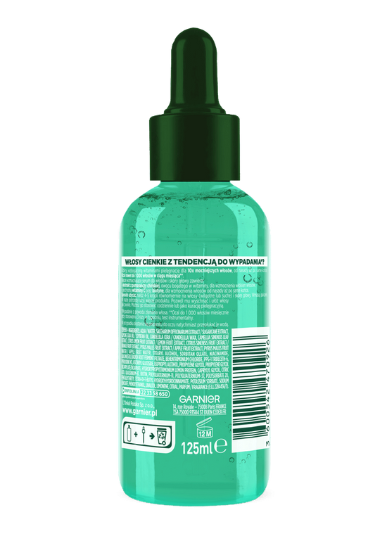 Serum przeciw wypadaniu włosów* Fructis Grow Strong Orange | Garnier