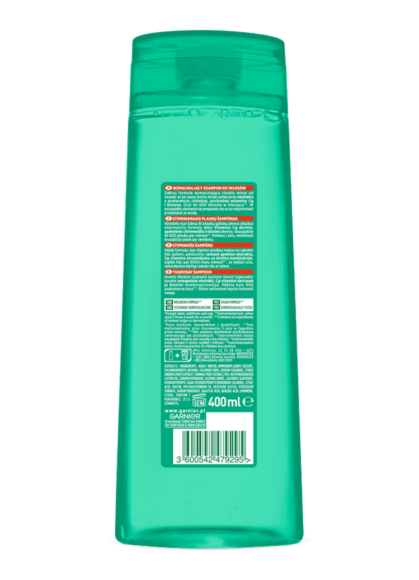 Szampon do cienkich włosów Fructis Grow Strong Orange