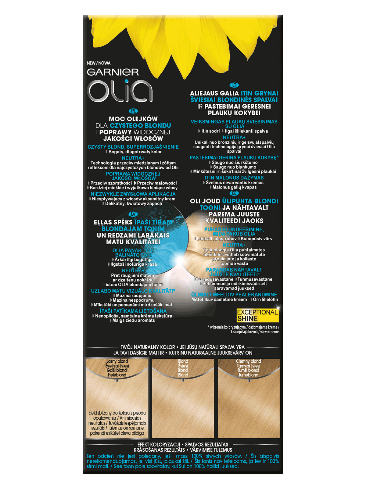 Farba do włosów Garnier Olia 110 Superjasny naturalny blond | Garnier